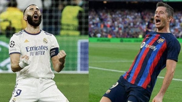 El cara a cara de Lewandowski y Benzema - Aguadulce Sports
